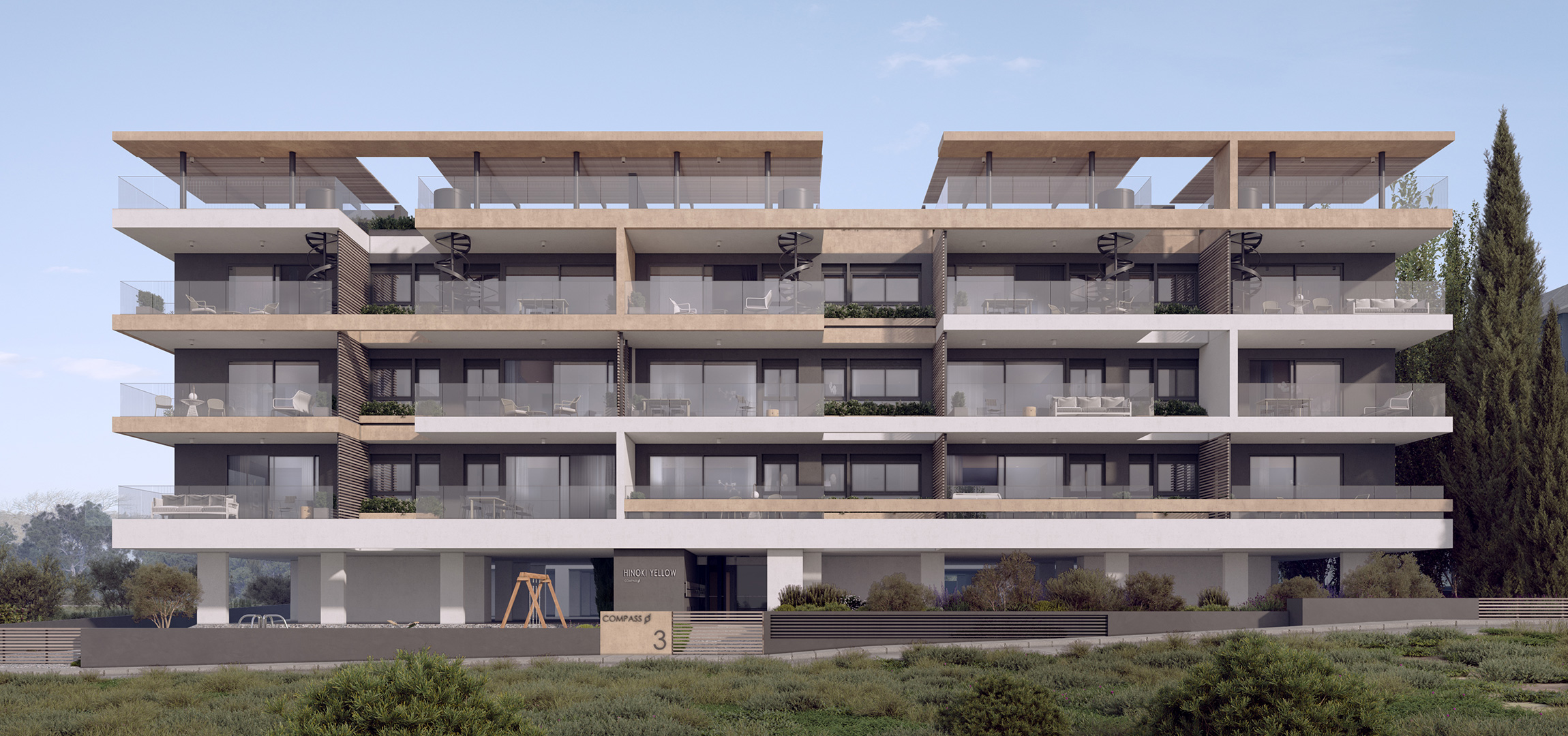 HINOKI GREEN & YELLOW A Beautifully designed Building Complex in Ayios Athanasios - Compass ...